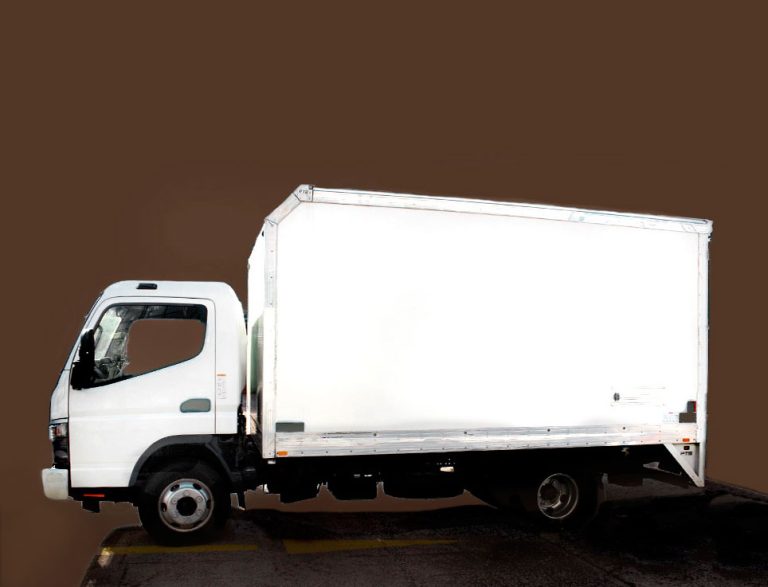 Tiny Truck - Small Canter Pantech with tailgate loader - Monkey ...